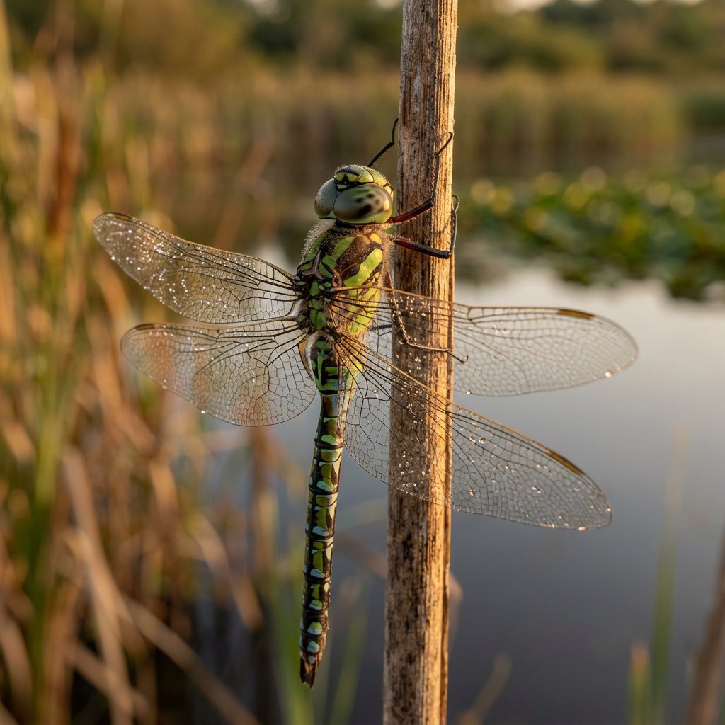 Green-Striped Darner (Aeshna Verticalis) Insect Identification Guide ...