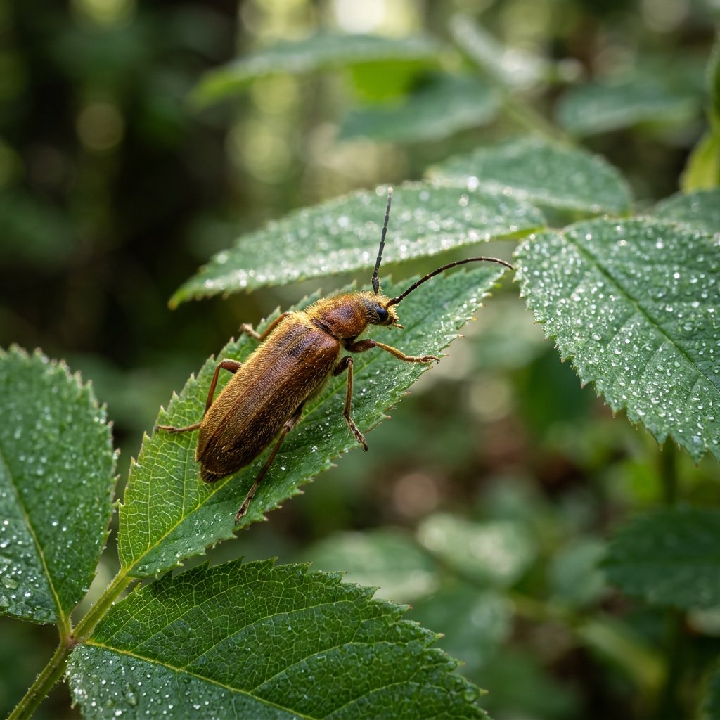 Tobacco-coloured Longhorn Beetle (Alosterna Tabacicolor): Facts ...