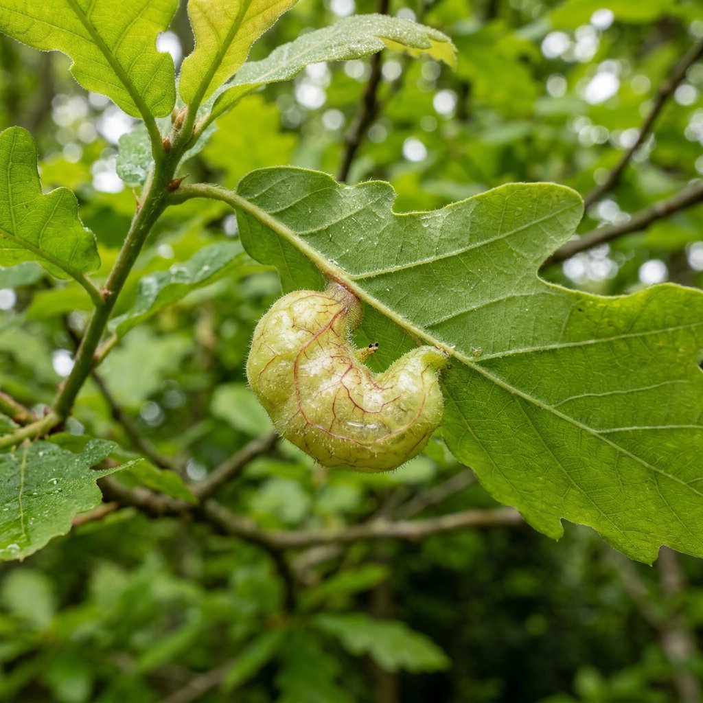 Oak Curved-leaf Gall Wasp (Andricus Curvator): Facts, Identification ...