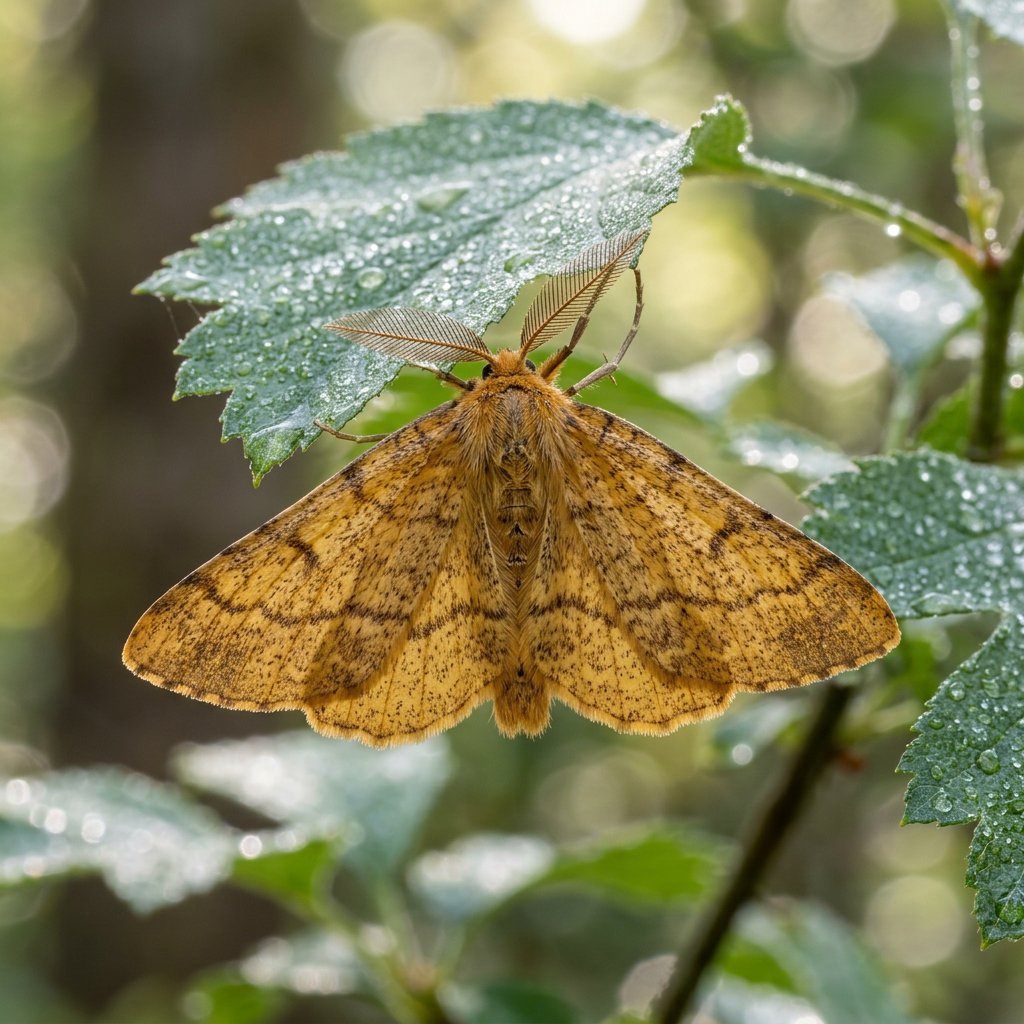 Orange Moth (Angerona Prunaria) Insect Identification Guide, Habitat ...