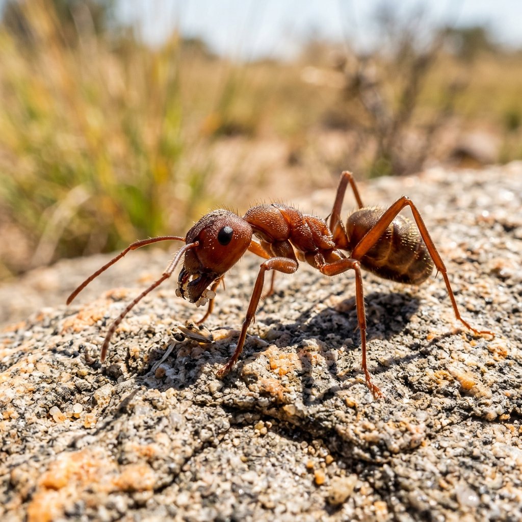 Large Pugnacious Ant (Anoplolepis Custodiens) Insect Identification ...