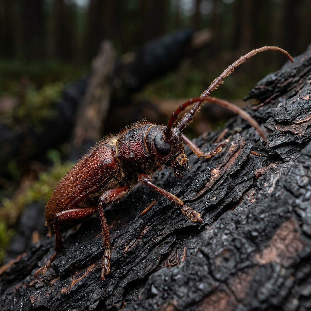 Burnt Pine Longhorn (Arhopalus Ferus): Facts, Identification & Habitat ...