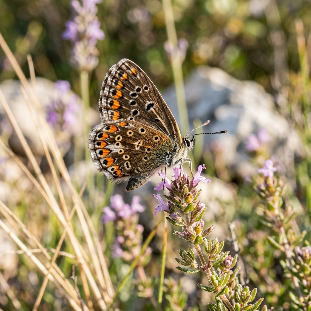 Southern Brown Argus (Aricia Cramera) Insect Identification Guide ...