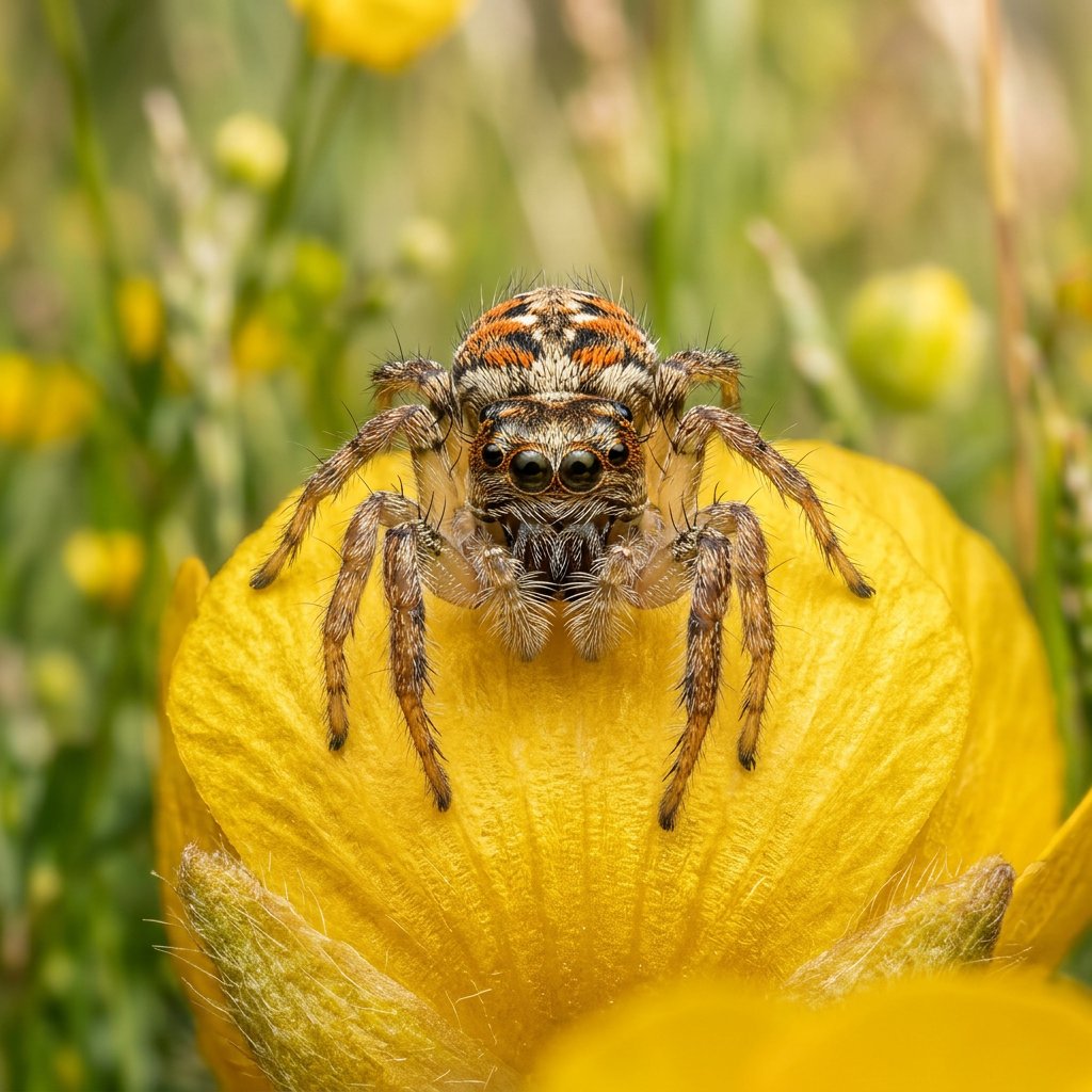 Flower Jumping Spider (Attulus Floricola): Facts, Identification ...