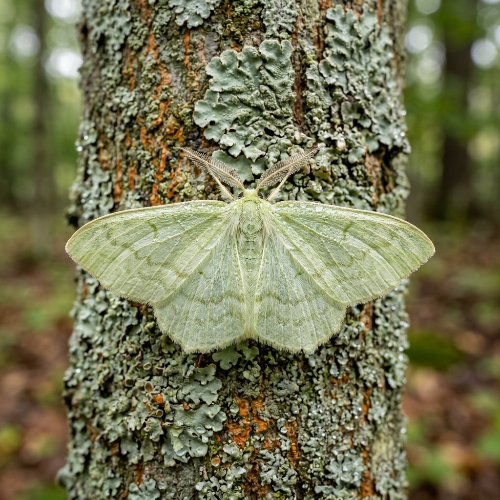 Pale Beauty (Campaea Perlata): Facts, Identification & Habitat - Plantiary