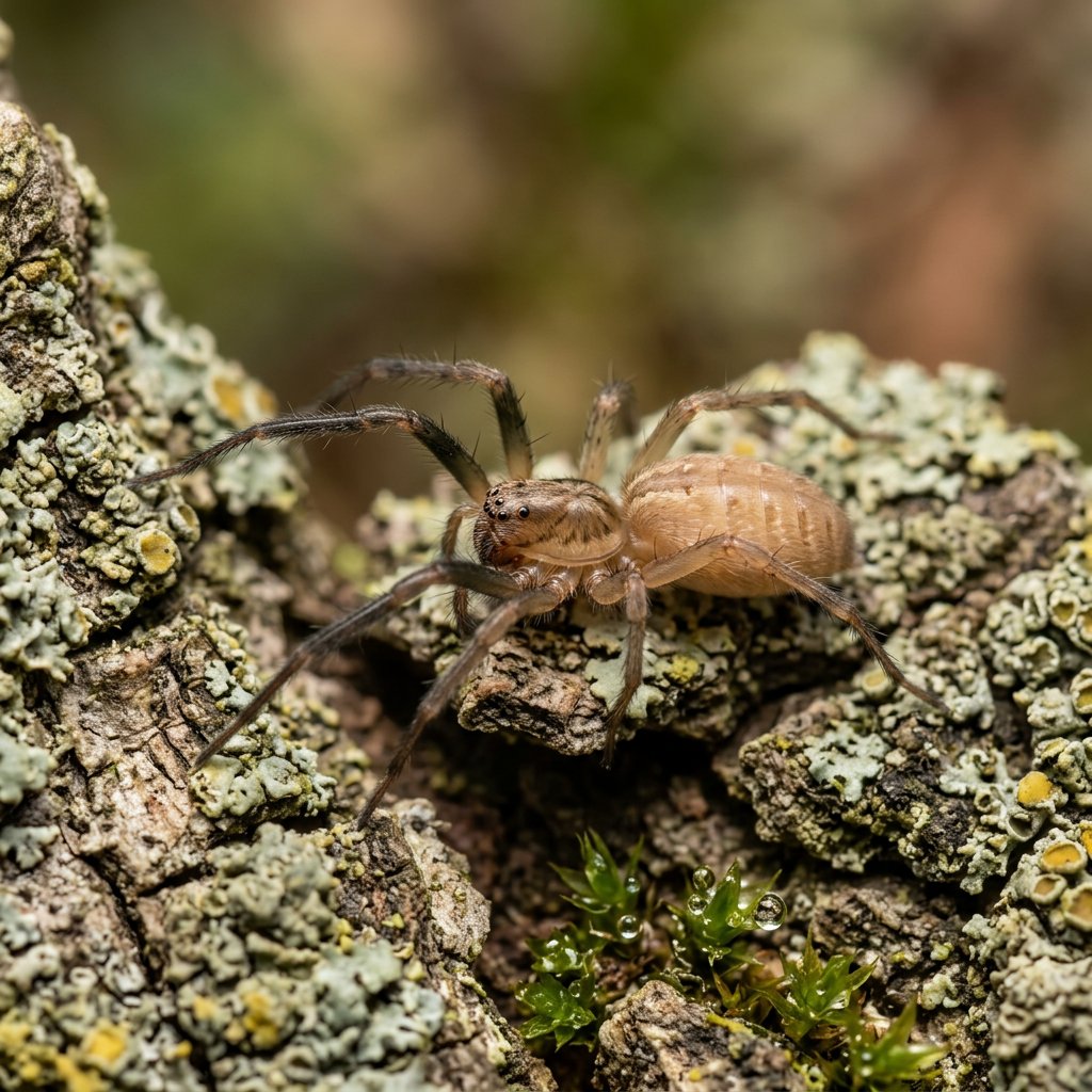 Bark Sac Spider (Clubiona Corticalis) Insect Identification Guide ...