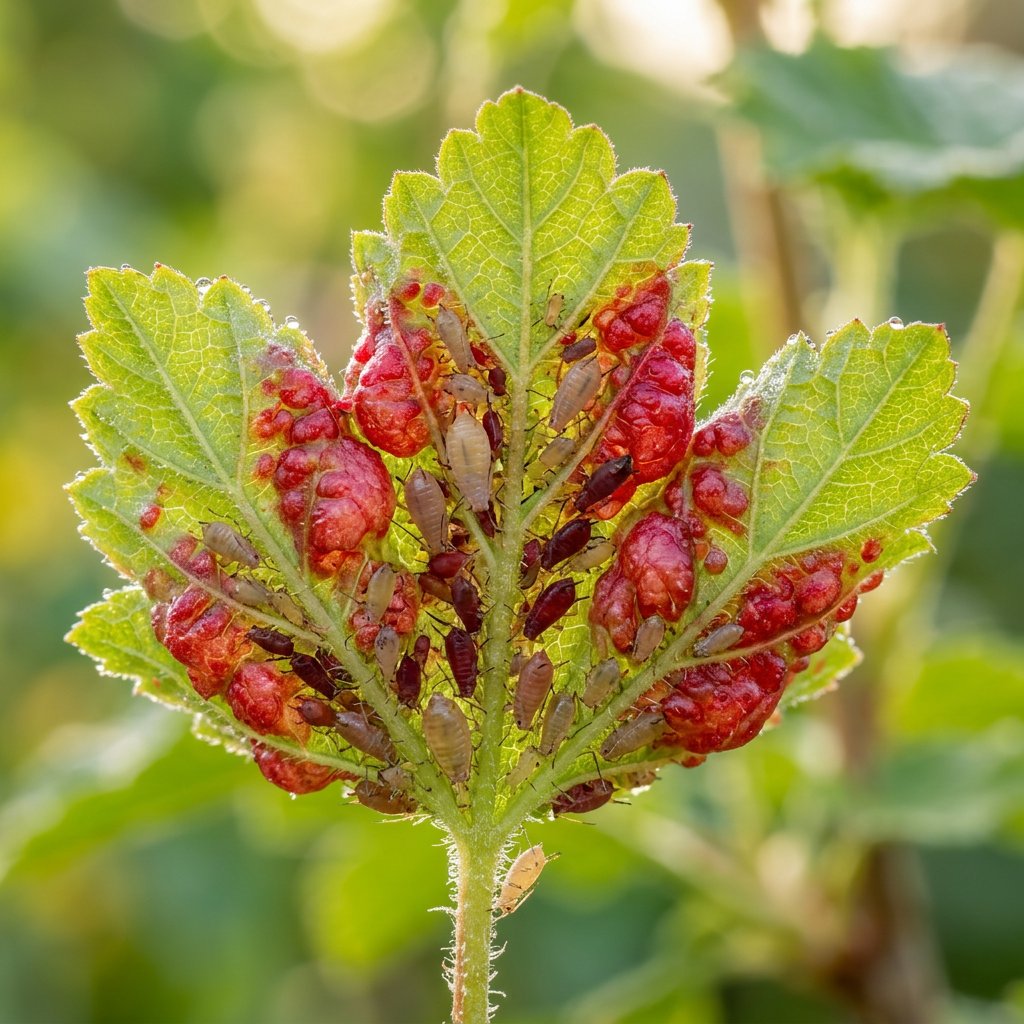 Redcurrant Blister Aphid (Cryptomyzus Ribis) Insect Identification ...
