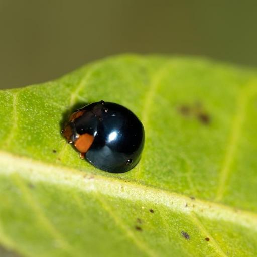 Metallic Blue Lady Beetle (Curinus Coeruleus) Insect Identification ...