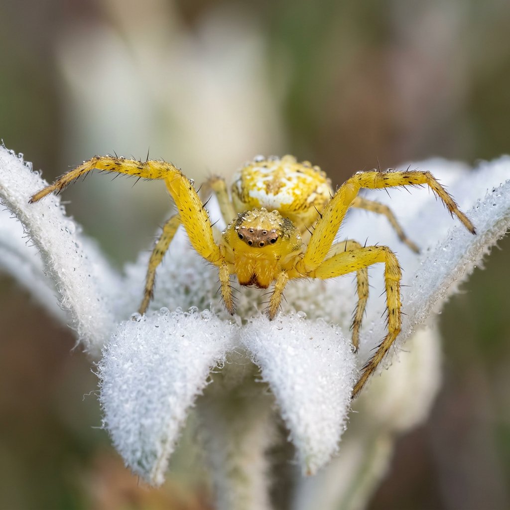 Eurasian Green Crab Spider (Diaea Dorsata) Insect Identification Guide ...