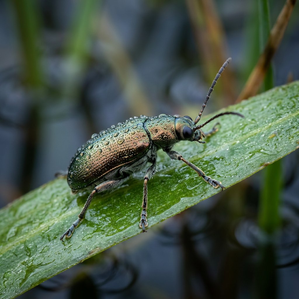 Zircon Reed Beetle (Donacia Aquatica): Facts, Identification & Habitat ...