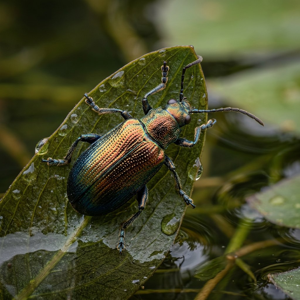 Pondweed Reed Beetle (Donacia Versicolorea): Facts, Identification ...