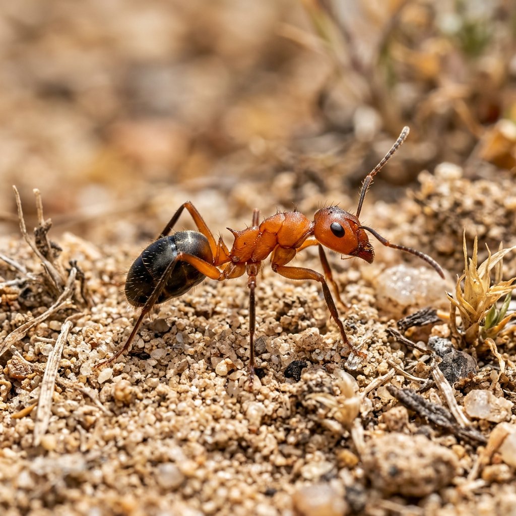 Bicolored Pyramid Ant (Dorymyrmex Bicolor) Insect Identification Guide ...
