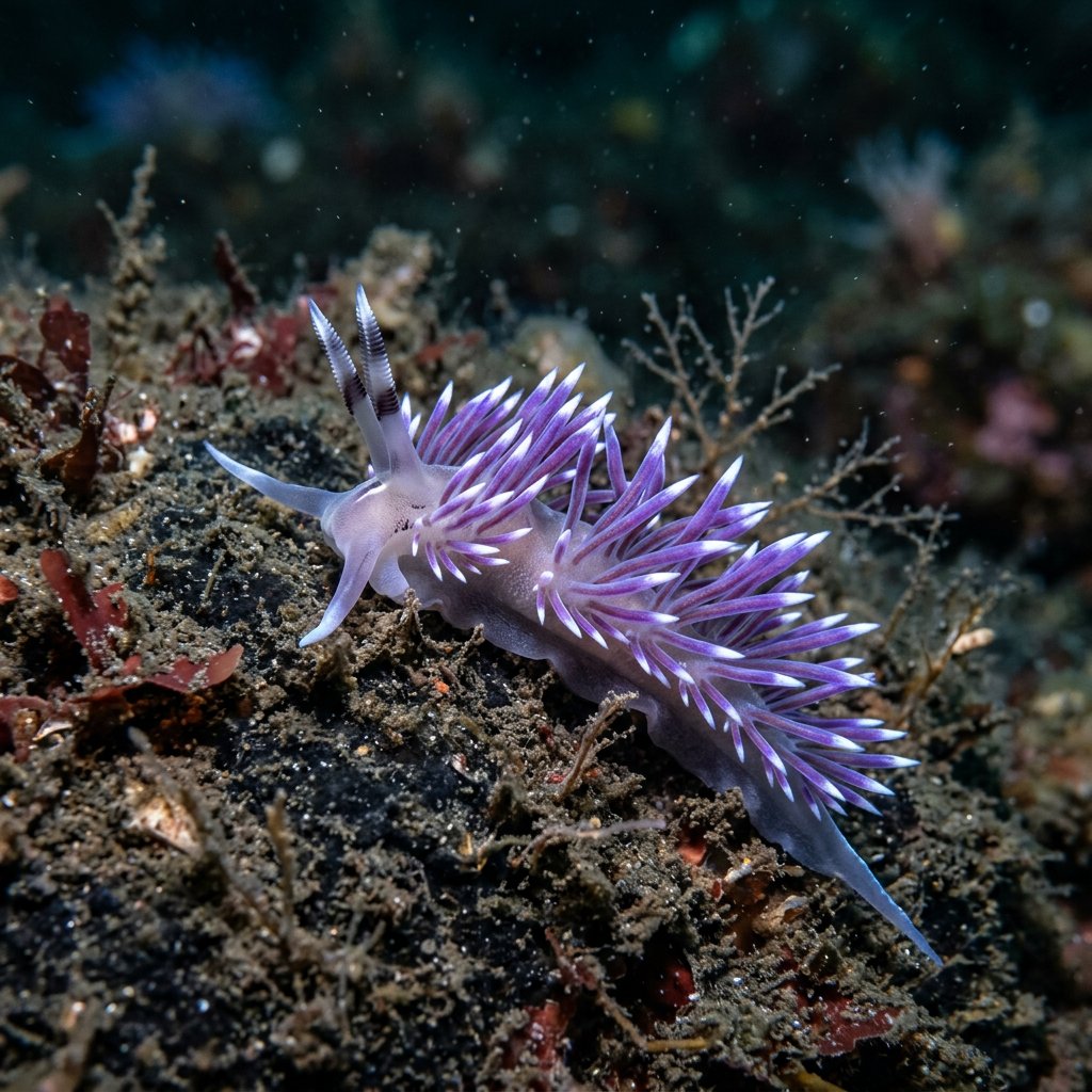 Pink Coryphella (Edmundsella Pedata) Insect Identification Guide ...