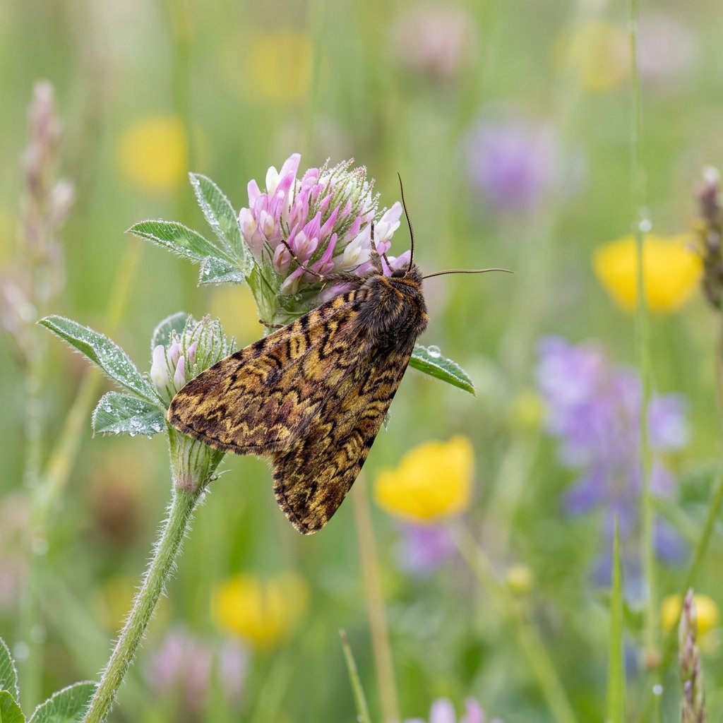 Burnet Companion (Euclidia Glyphica): Facts, Identification & Habitat ...