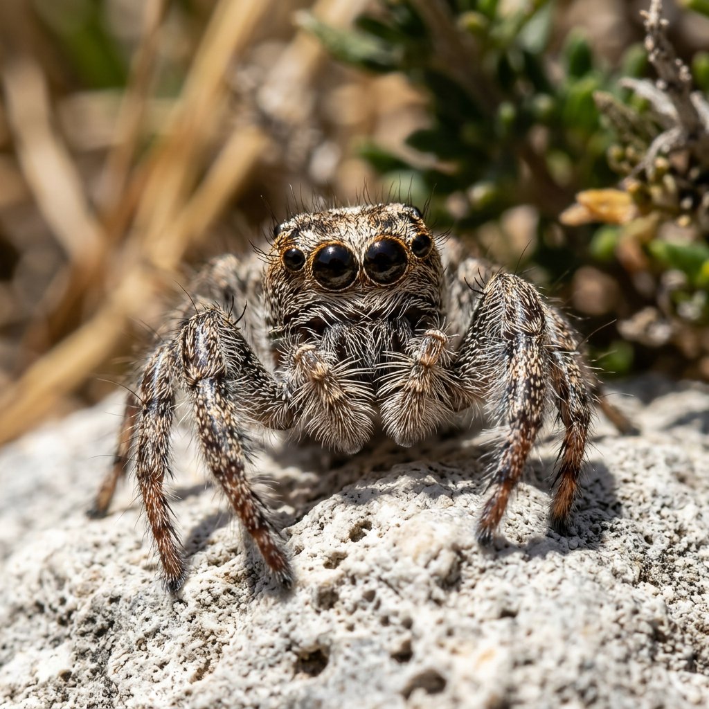 Mediterranean White-banded Spider (Evarcha Jucunda): Facts ...