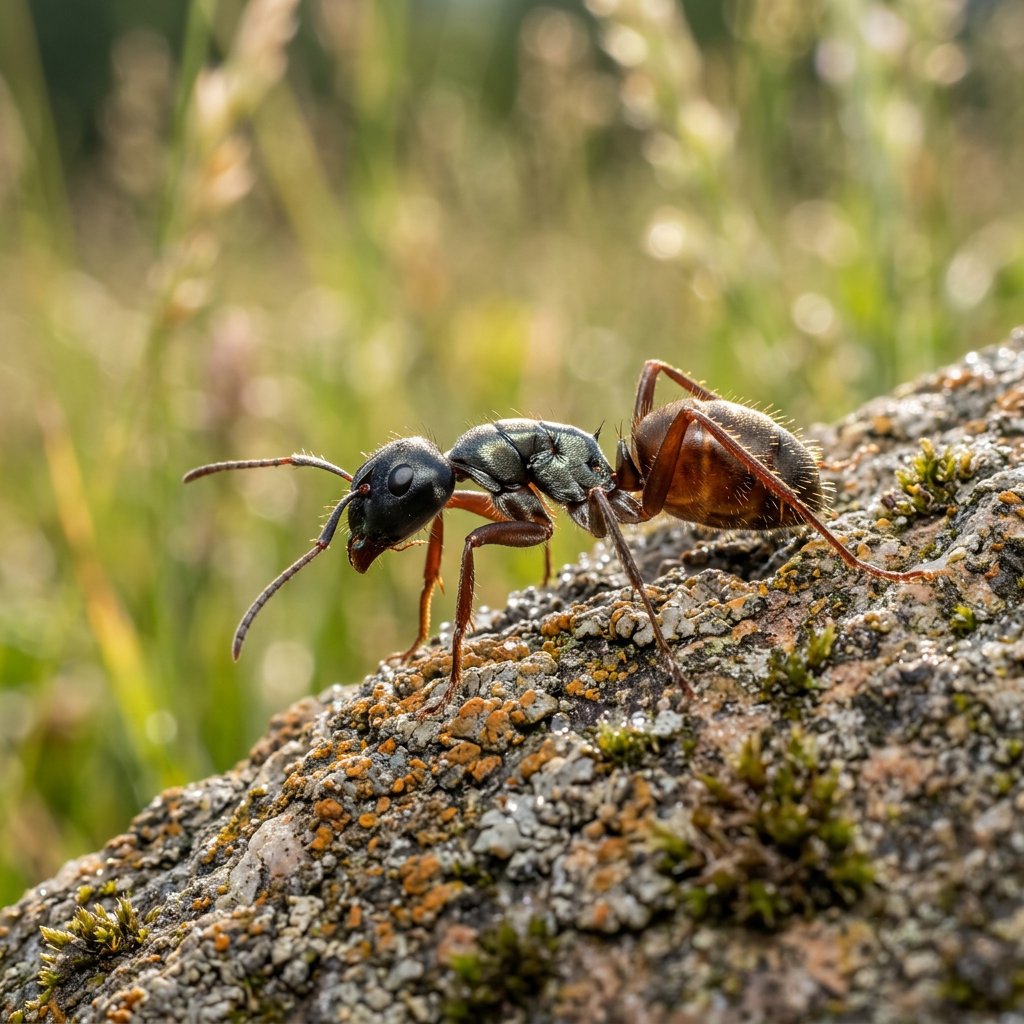 Black-backed Meadow Ant (Formica Pratensis) Insect Identification Guide ...