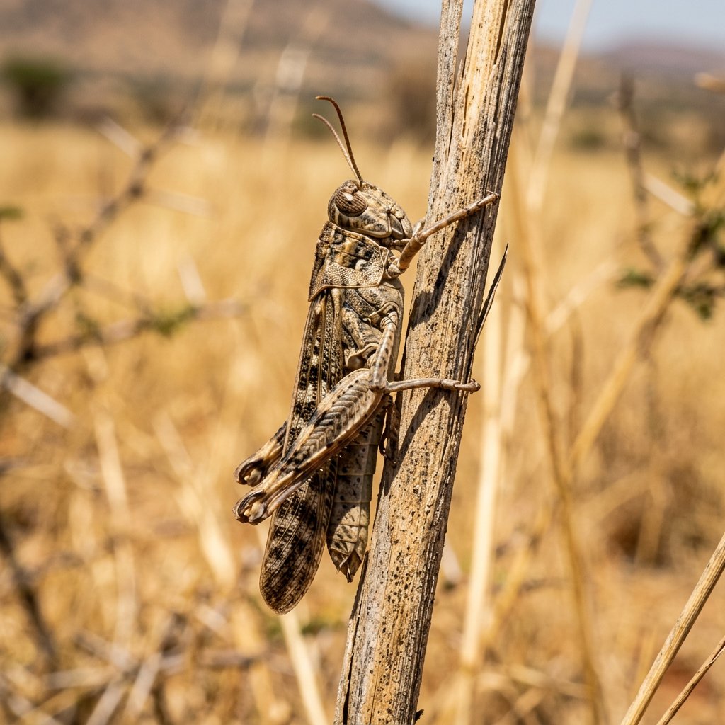 Australian Yellow-winged Locust (Gastrimargus Musicus) Insect ...