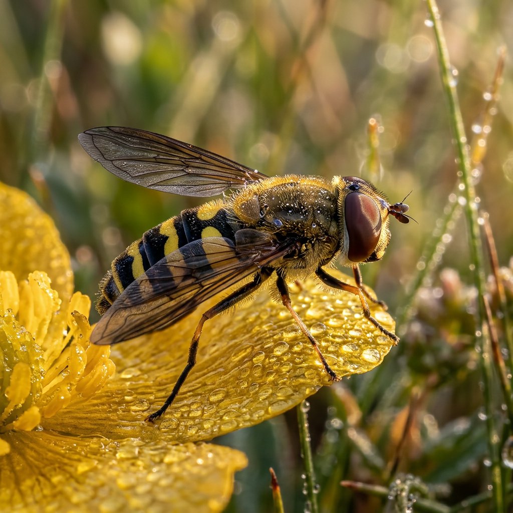 Narrow-Headed Marsh Fly (Helophilus Fasciatus): Facts, Identification ...