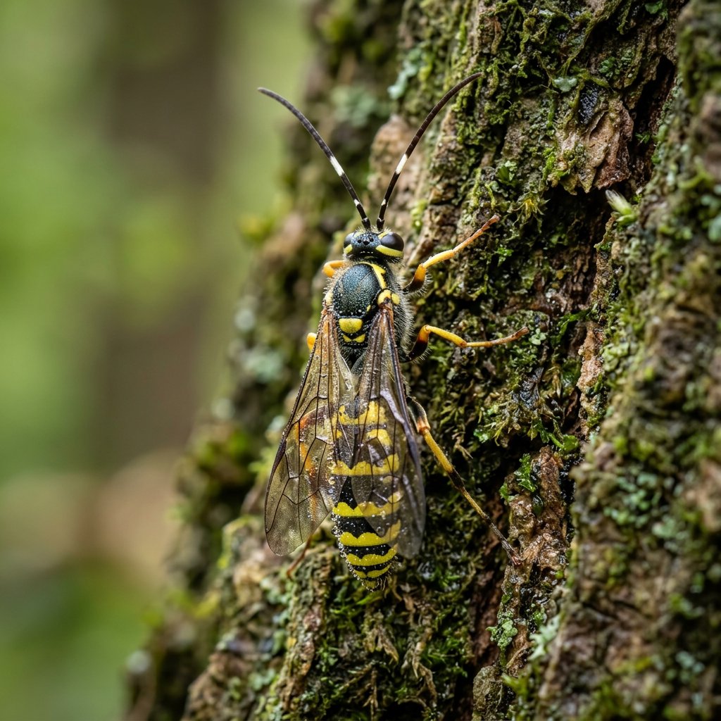 Yellow-striped Darwin Wasp (Ichneumon Xanthorius): Facts ...