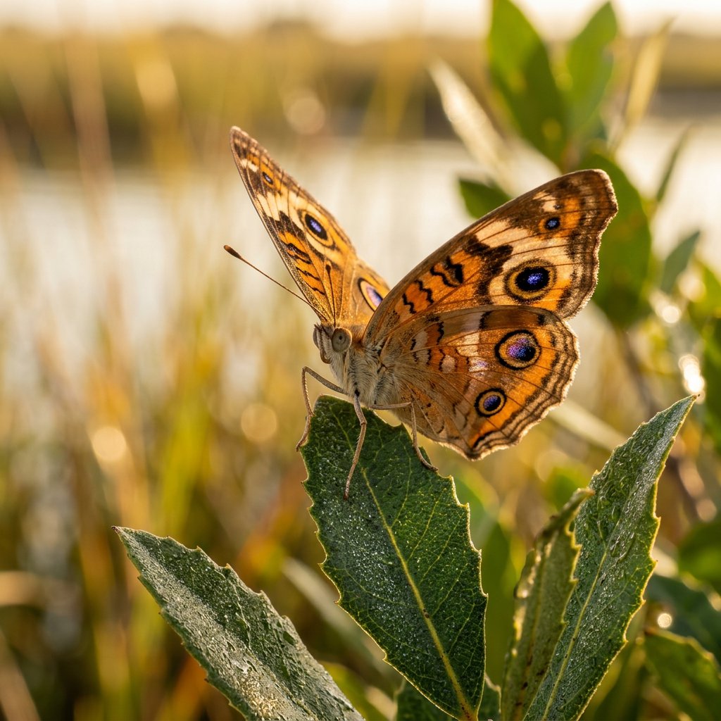 South American Tropical Buckeye (Junonia Evarete) Insect Identification ...