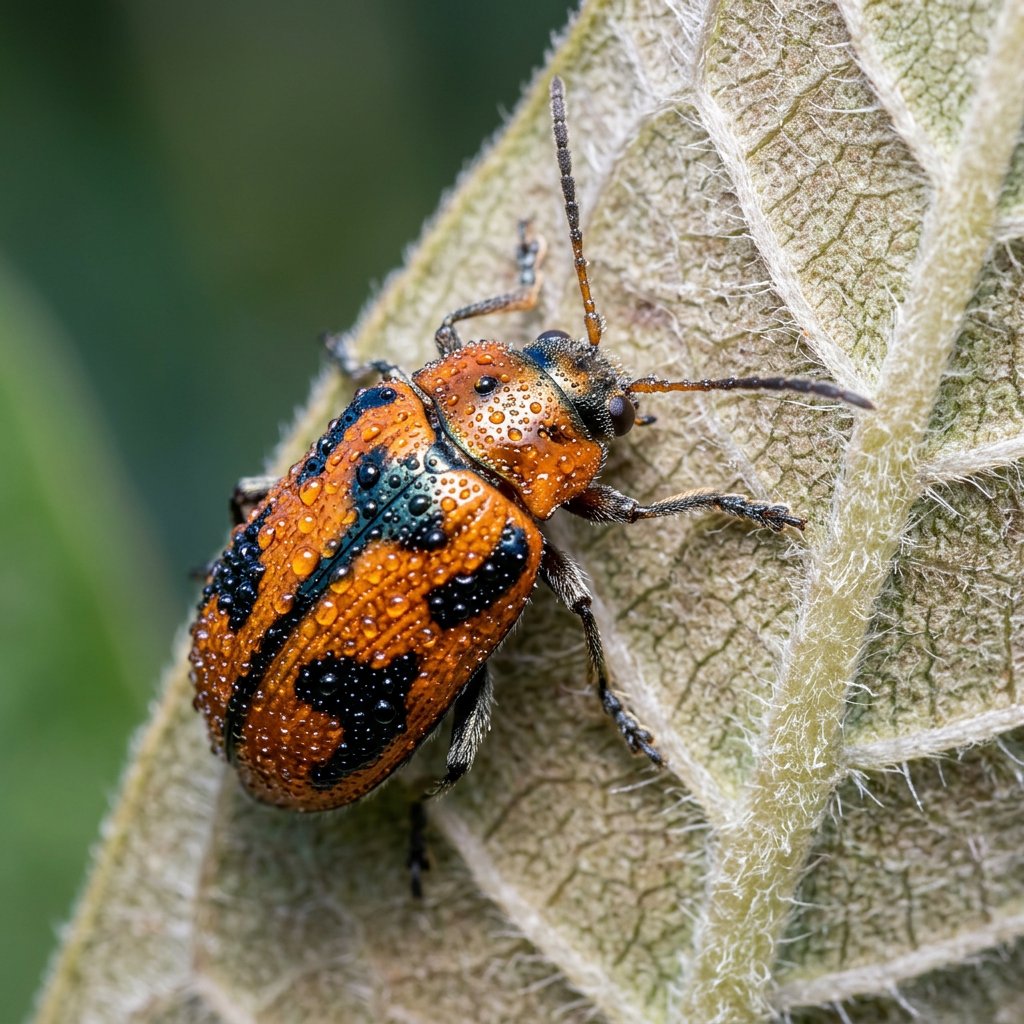 Swamp Milkweed Leaf Beetle (Labidomera Clivicollis) Insect ...