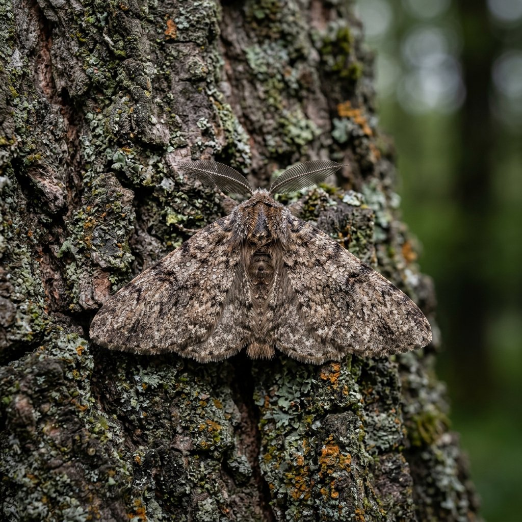 Brindled Beauty Moth (Lycia Hirtaria): Facts, Identification & Habitat ...