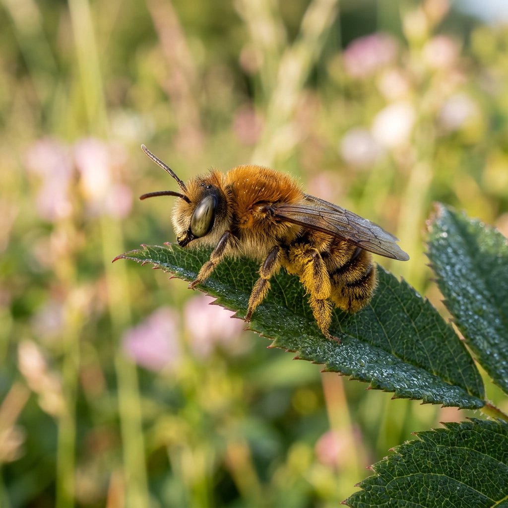 Willughby's Leafcutter Bee (Megachile Willughbiella) Insect ...