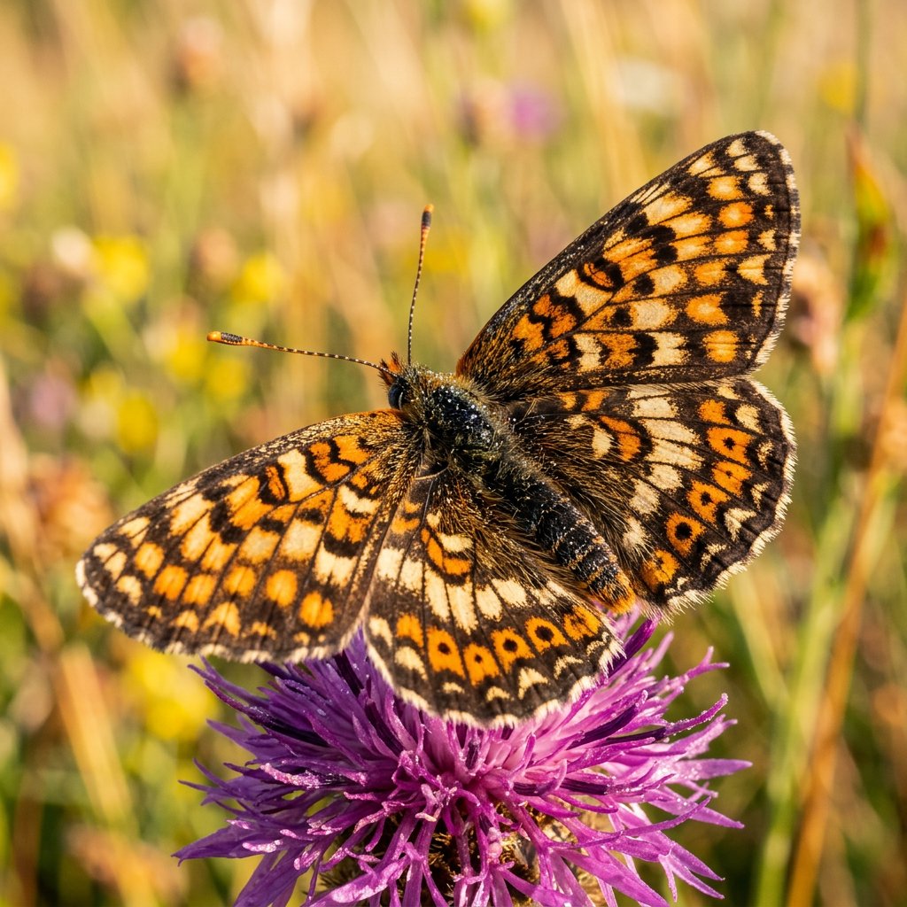 Lesser Spotted Fritillary (Melitaea Trivia): Facts, Identification ...