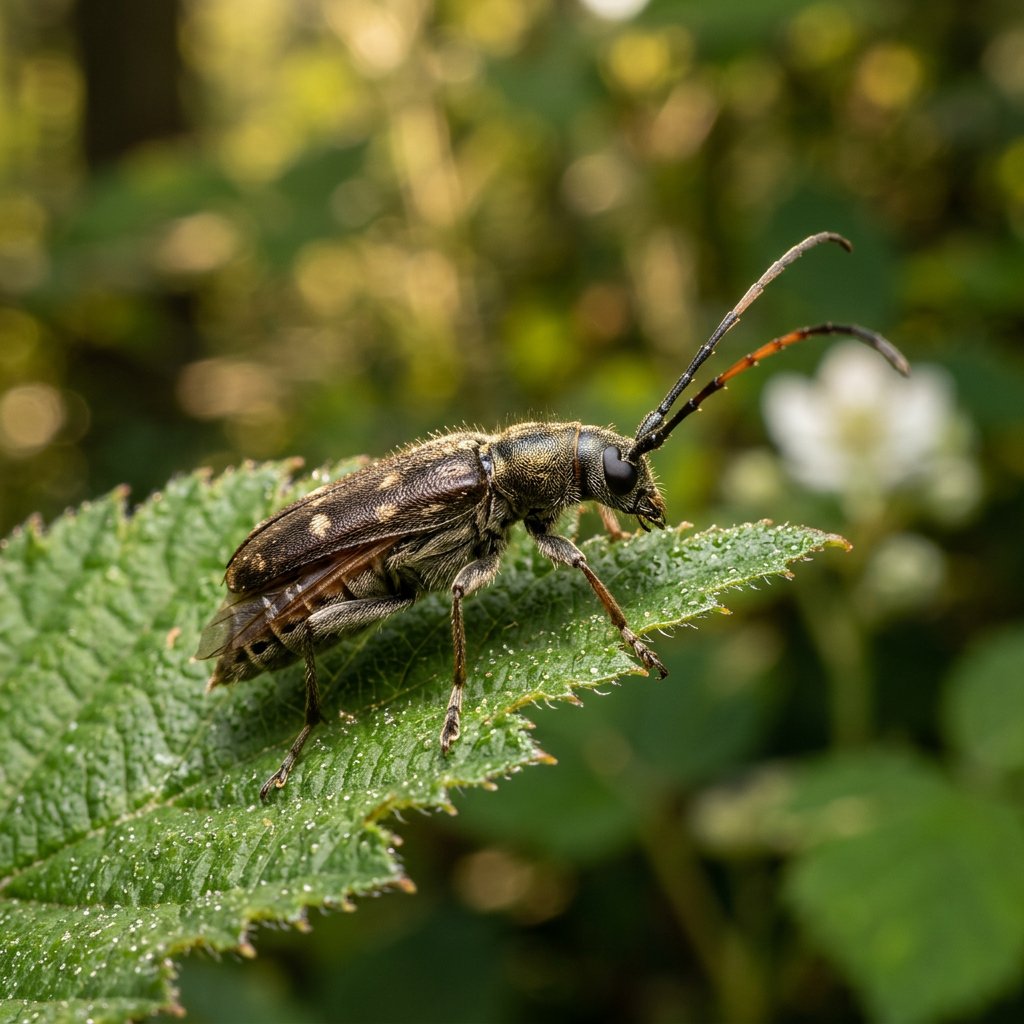 Bimaculate Longhorn Beetle (Molorchus Bimaculatus): Facts ...