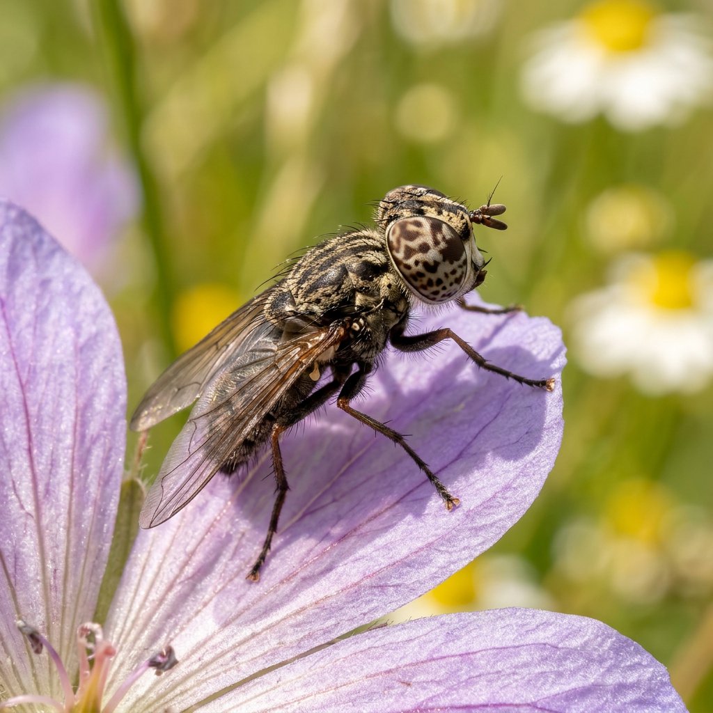 Variegated Spring Beegrabber (Myopa Buccata): Facts, Identification ...