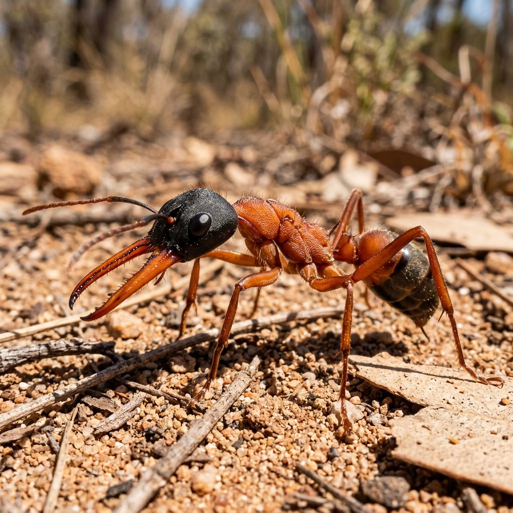 Black-headed Bull Ant (Myrmecia Nigriceps): Facts, Identification ...