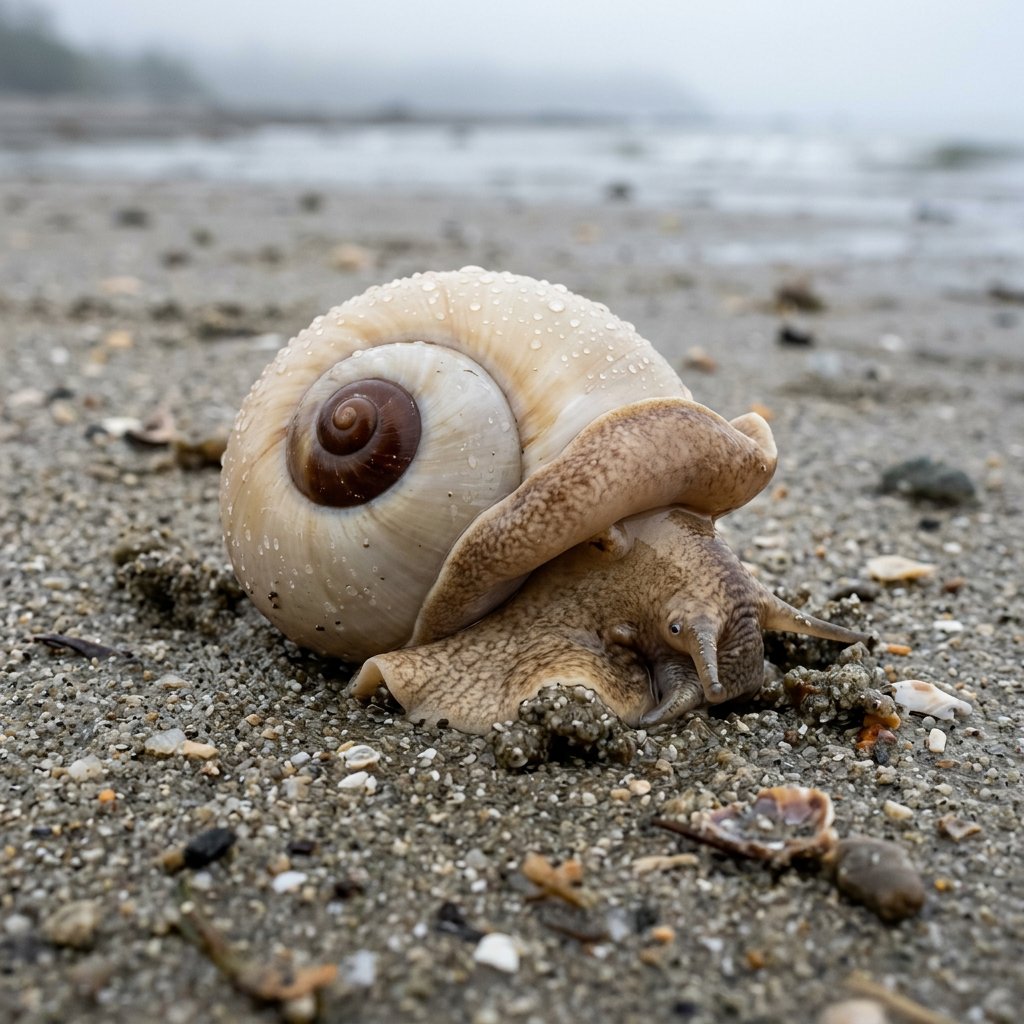 Bladder Moon Snail (Neverita Didyma) Insect Identification Guide ...