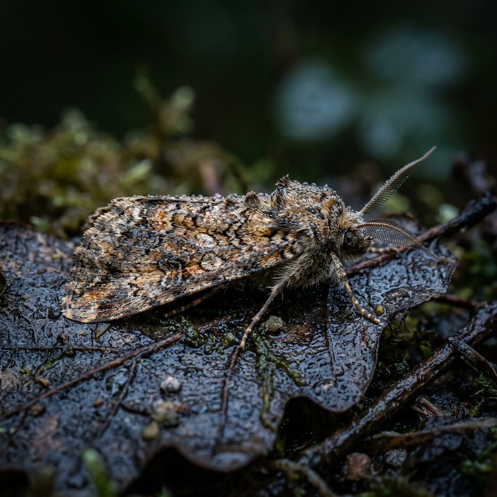 Broad-Bordered Yellow Underwing (Noctua Fimbriata) Insect ...