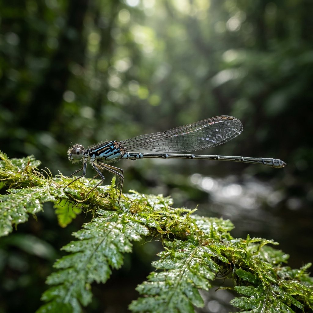 Fivespot Threadtail (Nososticta Solitaria): Facts, Identification ...