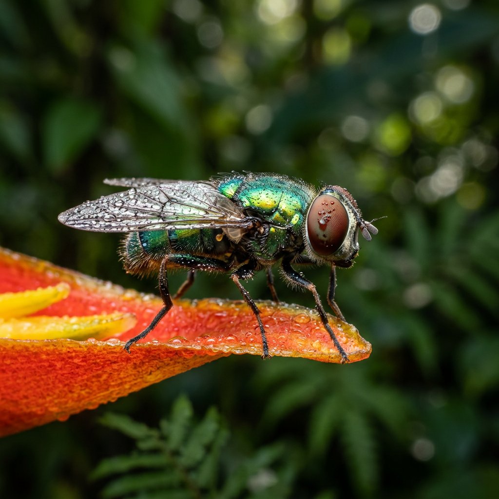 Green Jewel Fly (Ornidia Obesa): Facts, Identification & Habitat ...