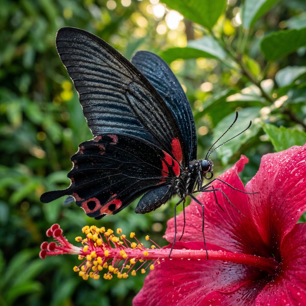 Great Mormon Swallowtail (Papilio Memnon) Insect Identification Guide ...