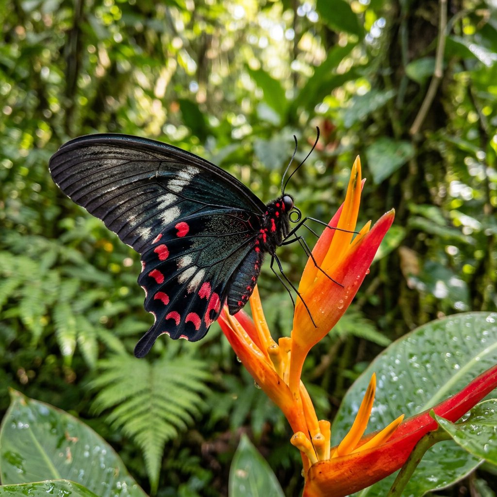 Montezuma's Cattleheart (Parides Montezuma) Insect Identification Guide ...