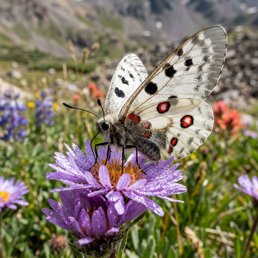 Rocky Mountain Parnassian (Parnassius Smintheus): Facts, Identification ...