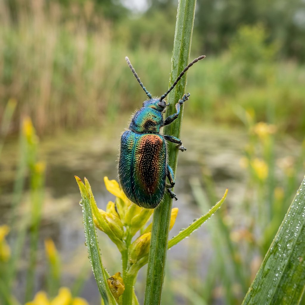 Jewel Reed Beetle (Plateumaris Sericea): Facts, Identification ...