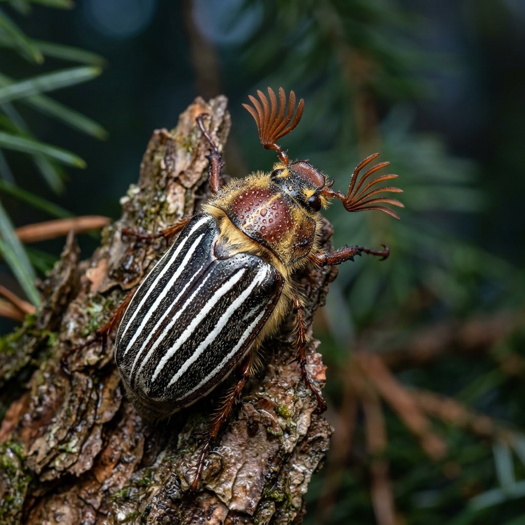Long-Haired June Beetle (Polyphylla Crinita): Facts, Identification ...