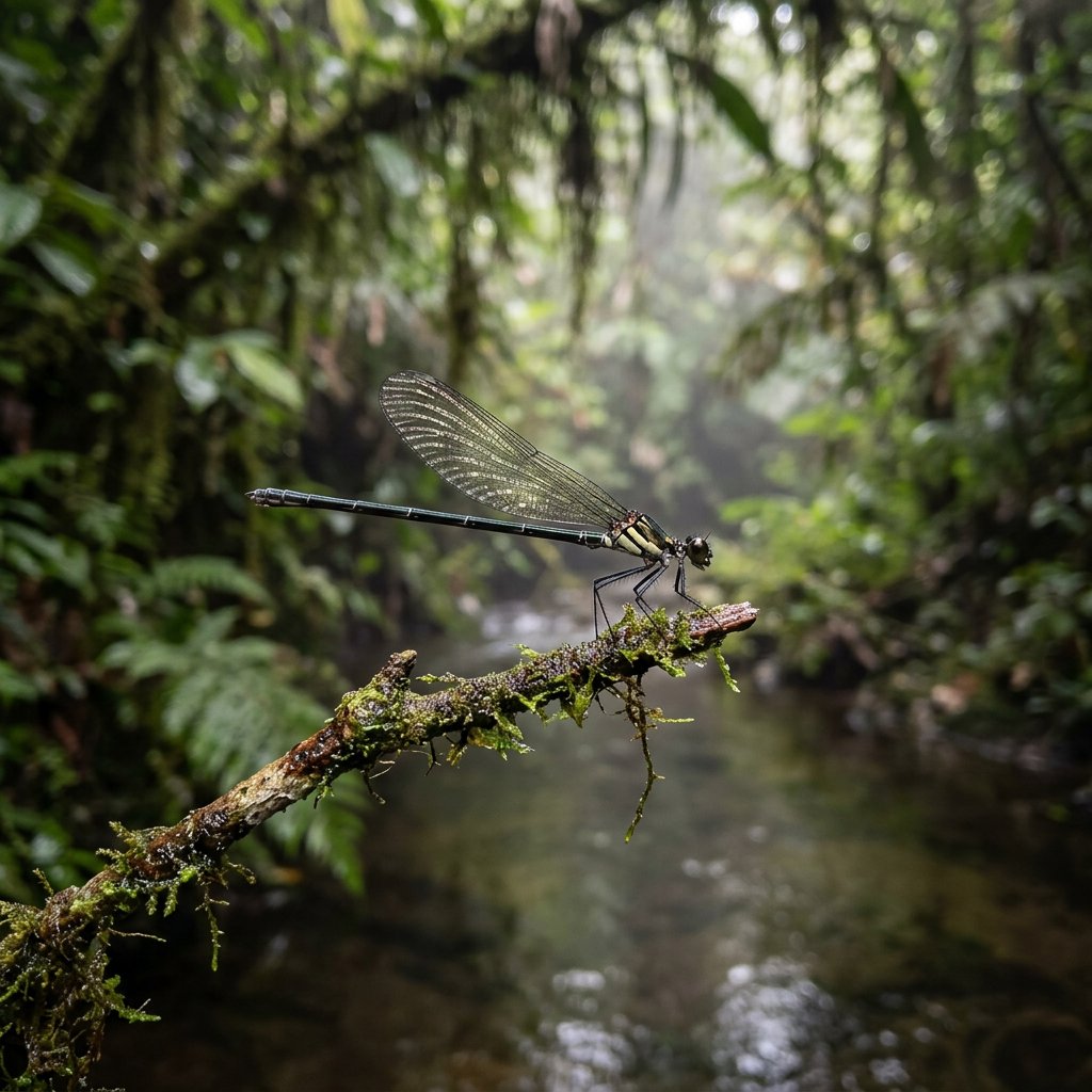 Collared Threadtail (Prodasineura Collaris): Facts, Identification ...