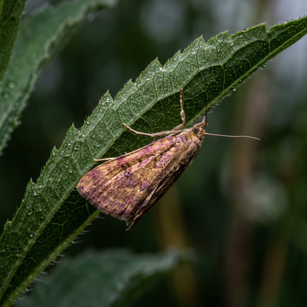Coffee-Loving And Southern Purple Mint Moths (Pyrausta Tyralis): Facts ...