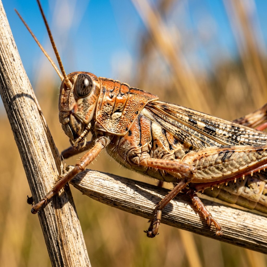American Bird Grasshopper (Schistocerca Americana): Facts ...