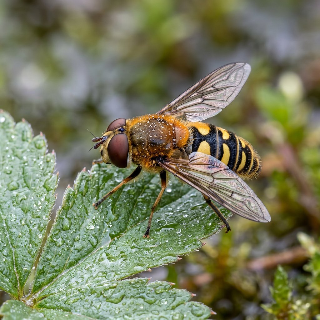 Narrow-Banded Pond Fly (Sericomyia Militaris): Facts, Identification ...