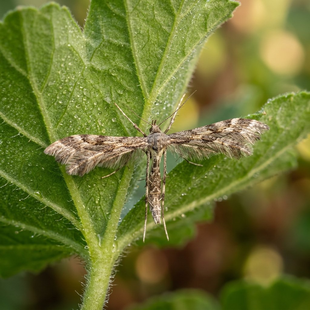 Fire-Flag Plume Moth (Sphenarches Anisodactylus): Facts, Identification ...