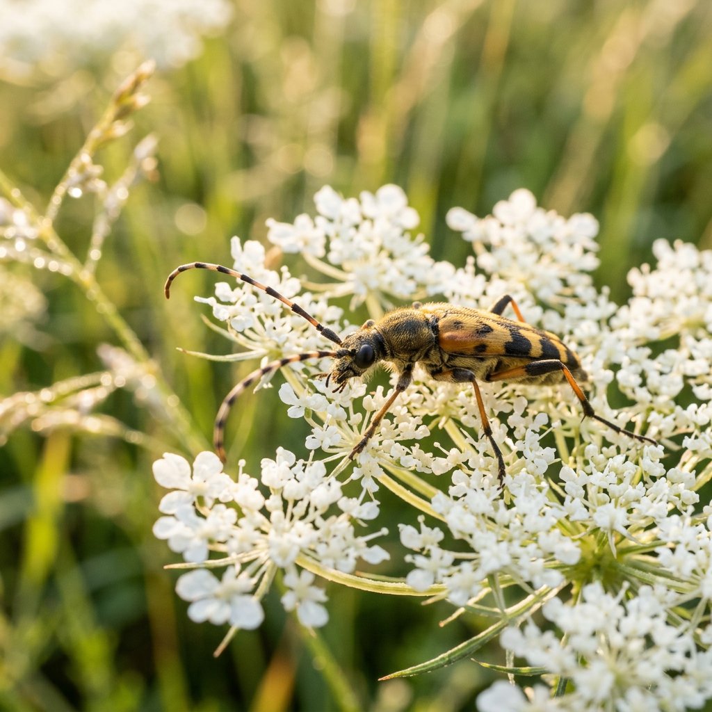 Yellow-Horned Flower Longhorn Beetle (Strangalia Luteicornis): Facts ...