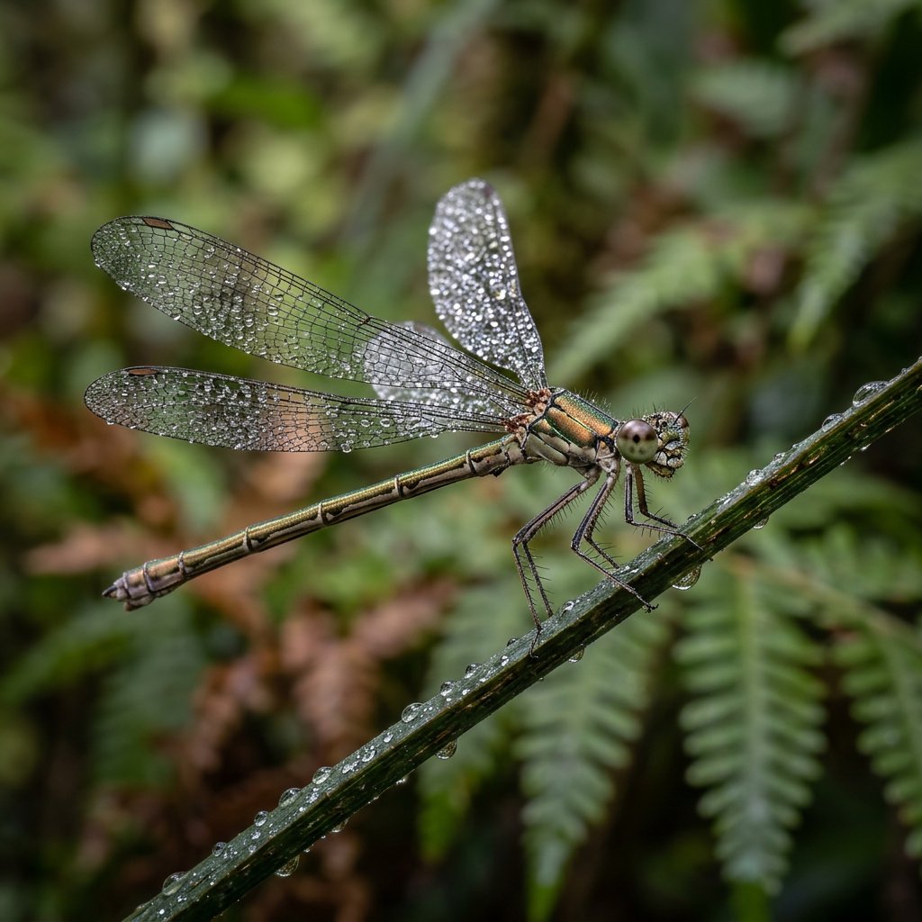Bronze Needle (Synlestes Weyersii) Insect Identification Guide, Habitat ...