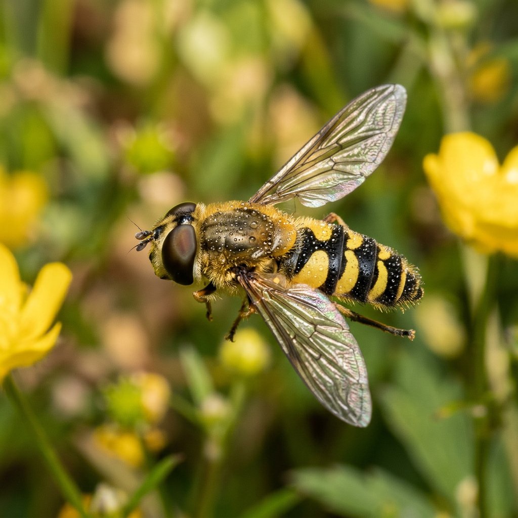 Hairy-Eyed Flower Fly (Syrphus Torvus): Facts, Identification & Habitat ...