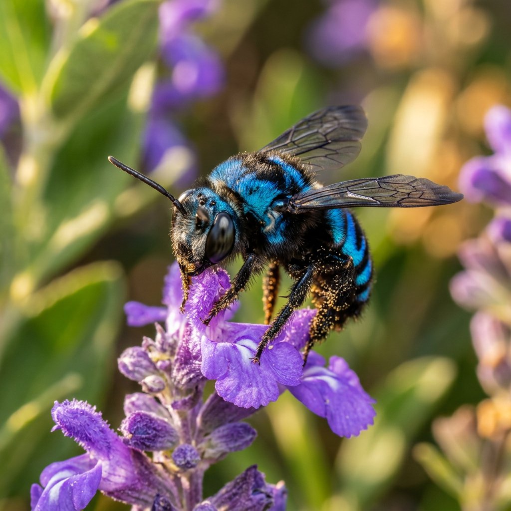 Cloak-and-Dagger Bees (Thyreus): Facts, Identification & Habitat ...