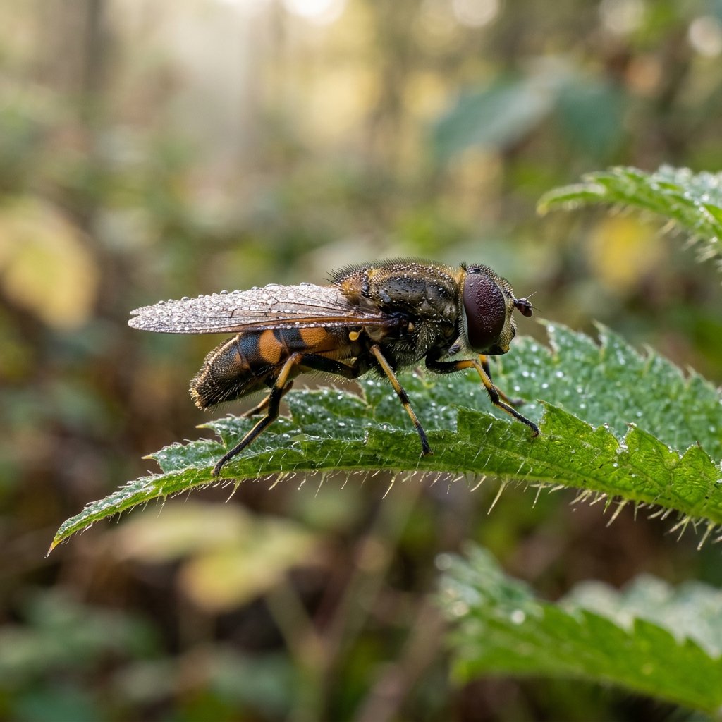 Orange-Belted Leafwalker (Xylota Segnis): Facts, Identification ...